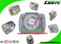 China Wireless Underground LED Miners Cap Lamp 13000 Lux Light Weight 200g for sale