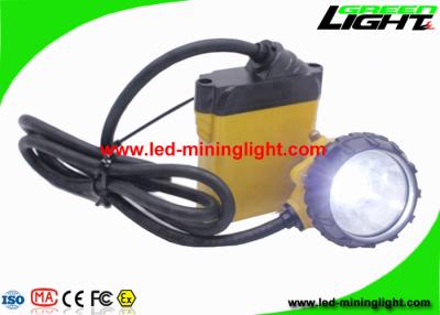 China High Power 3W Hard Hat Headlamp 10.4 Ah SAMSUNG Battery For Mining for sale