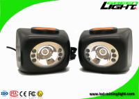 China Anti - Explosive Mining Cap Lights Rechargeable Lithium Ion Battery Black Color for sale