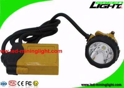 China Rechargeable 25000 Lux Coal Miners Headlamp IP68 Mining Safety Helmet Lamp 10.4Ah for sale