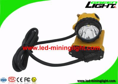 China Rechargeable LED Headlamp 25000 Lux 10.4Ah Mining Hard Hat Light with SOS for sale