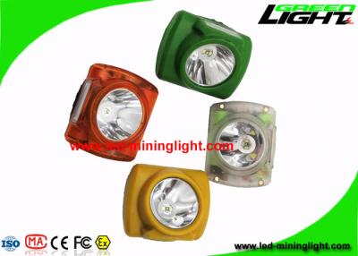 China Customized Mining Hard Hat Lights 13000 Lux With Adjustable Stainless Steel Clip for sale