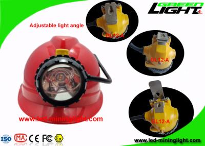 China GL12-A 25000 Lux 490g Lightweight Mining Cap Light 90 Degree Rotation Adjustable Angle for sale
