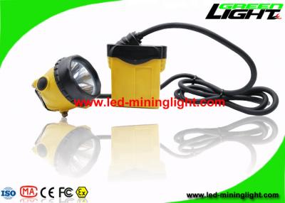China 25000 Lux Waterproof IP68 Mining Cap Lights , Full Sealing Construction Miners Helmet Light for sale