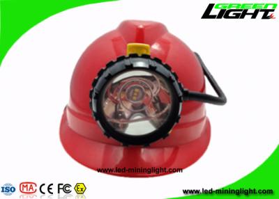 China Durable 10.4Ah Rechargeable Mining Cap Lights Black Ultra Bright 348 Lum for sale