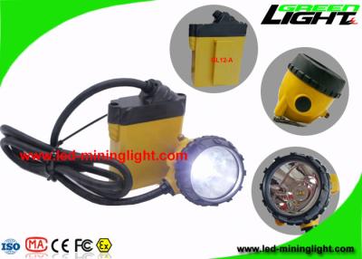 China 25000 Lux  LED Mining Headlamp , 10.4Ah Safety Miners Cap Lamp Explosion Proof for sale