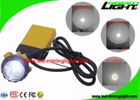 China Waterproof Miners Cap Lamp 25000 Lux High Power 490g Industrial Emergency LED Headlamp for sale