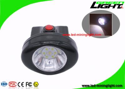 China 2.8 Ah Cordless LED Mining Headlamp With Black Color Light Weight for sale
