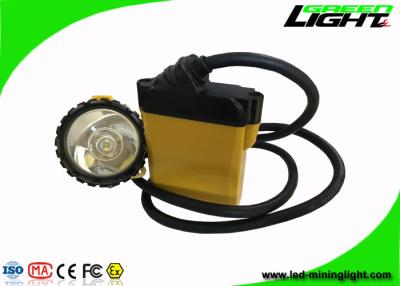 China Explosion Proof Coal Mining Light 12Ah Li-ion Battery 3W Cree LED 25000 Lux for sale