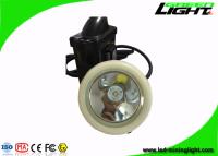 China Rechargeable LED Miners Cap Lamp 6.6Ah Li-ion Battery Automatic Power Off CE ATEX for sale