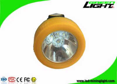 China Explosion Resistant LED Mining Cap Lamp 3.8Ah Li-ion Battery 10000 Lux Long Working Time for sale