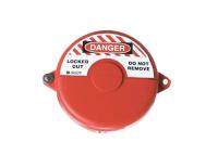 China Red Gate Valve Lockout ABS for 25mm-330mm Valves Industrial Safety Lockout Tagout for sale
