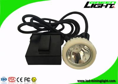 China 6.6Ah 4000 Lux Underground Safety Rechargeable LED Headlamp 22hrs Lighting Time for sale