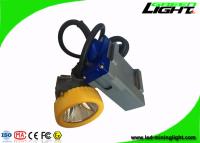 China Digital Rechargeable LED Headlamp 15000lux Super Bright 1000 Cycles Battery Lifetime for sale