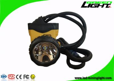 China 25000 Lux Rechargeable Miners Headlamp 10.4Ah Li-ion Battery CE ATEX Certified for sale