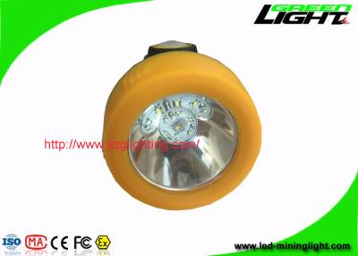 China Water Resistant LED Mining Cap Lamp 3.8Ah Li-ion Battery 10000Lux IP68 for sale