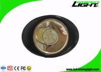 China 10000lux High Lightness LED Mining Cap Lamp 6 - 8 Hours Working Time With Colorful PC Shell for sale