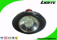 China Black Shell LED Mining Headlamp High Safety For Patrolling / Overhauling / Emergency for sale