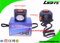 China Wireless LED Coal Mining Cap Lamp 4000 Lux 4.5Ah for Underground Tunneling 18 Hours for sale