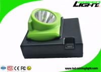 China OLED Screen Rechargeable LED coal Headlamp Water Resistant With 14 - 16hours Working Time for sale