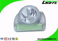 China 200g Cordless Cap Lamp with 6.4Ah Li-ion Battery 13000lux CREE LED Mining Light for sale