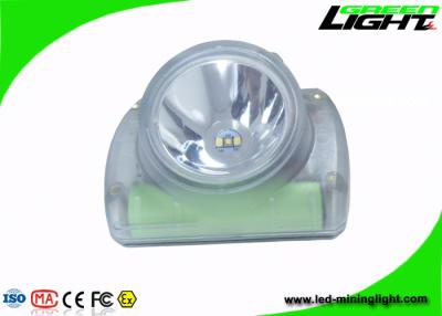 China 200g Cordless Cap Lamp with 6.4Ah Li-ion Battery 13000lux CREE LED Mining Light for sale