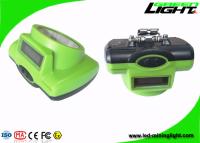 China Green Color 15000lux Rechargeable LED Headlamp 6.4Ah Battery Cordless Cap Lamp for Miners Safety for sale