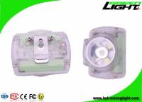 China Customized Color LED Mining Cap Lamp 232lum Illuminous With OLED Screen for sale