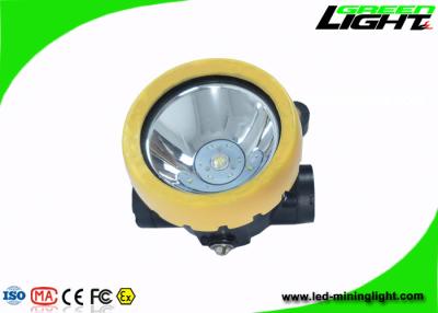 China Cordless Mining Cap Lamp 5000lux 2.2Ah Li-ion IP67 Waterproof 191g for sale