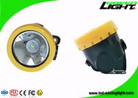 China PC Meterial Cordless Mining headlights Yellow Wireless Intrinsically With 2.2ah Li - Ion Battery for sale