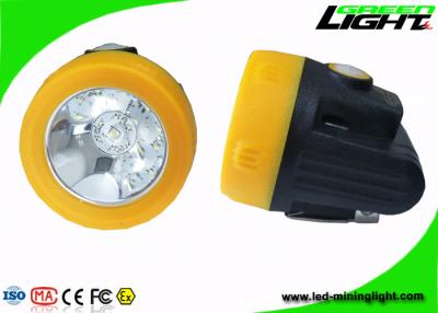 China Lightweight LED Mining Cap Lamp 170g 3.8Ah Explosion Proof Direct USB Charging for sale