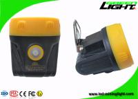 China High Power LED Mining Light 10000lux 3.8Ah Li-ion Rechargeable Cap Lamp 170g for sale