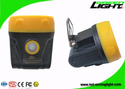 China High Power LED Mining Light 10000lux 3.8Ah Li-ion Rechargeable Cap Lamp 170g for sale