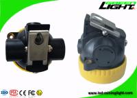 China ABS Material LED Cap Lamp 2.2 Ah Battery Capacity With Over - Charging Protection for sale