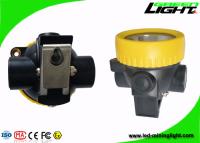 China Cordless Miners Cap Lamp 4000lux Brightness 2.2Ah Rechargeable Li-Ion Battery IP68 for sale