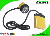 China 12Ah 3.7V LED Miner Cap Lamp 25000lux 22hrs Working Time CE ATEX Certified for sale
