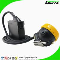 China High Beam Corded Mining Cap Lights 10000 Lux With 6.6Ah Li - Ion Battery Pack for sale