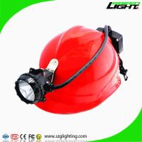 China GLS12-A Semi Corded LED Miners Cap Lamp 15000 Lux High Brightness 6.8Ah Battery for sale