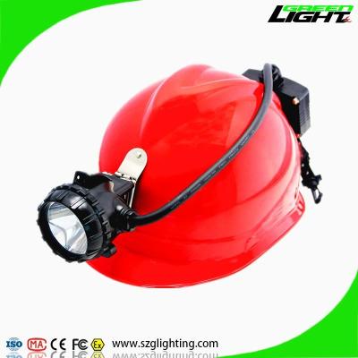China GLS12-A Semi Corded LED Miners Cap Lamp 15000 Lux High Brightness 6.8Ah Battery for sale