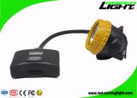 China 6.4Ah Big Capacity Coal Mining Lights Anti Explosive IP68 Semi Corded Caplamp for sale