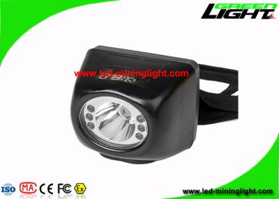 China Rechargeable Waterproof 8000 Lux Coal Miners Headlamp 15 Hours Lighting Time 4.8Ah Li-ion for sale