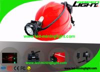China 6.8Ah Panasonic Battery Mining Cap Lights 15000 Lux Coal Underground Hard Hat Battery for sale