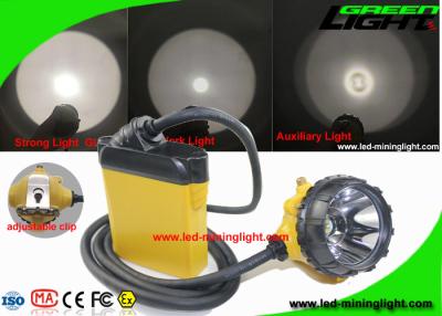 China 10.4Ah Miners Helmet Light High Low Beam Cree With Cable SOS Low Power Warning for sale