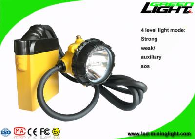 China IP68 Waterproof LED Mining Lights 10.4Ah Cable SOS Low Power Warning Support for sale