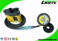 China Anti Explosive Miners Helmet Light 25000 Lux Illuminance With 10.4Ah Battery for sale