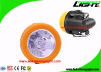 China Lightweight 170g 10000 Lux Cordless Coal Mining Headlamp USB Charger High Low Beam IP68 for sale