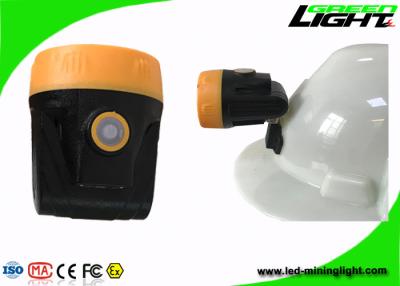China Rechargeable LED Mining Cap Lamp 10000lux 3.8Ah Battery with USB Charger for sale