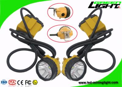China IP68 Water Proof 25000lux Rechargeable Mining Hard Hat LED Lights With 10.4Ah Capacity for sale