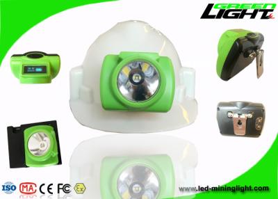 China USB Charging Cordless Mining Cap Lamp 5.2Ah 3.7V OLED Screen IP68 Anti-Explosive for sale