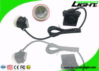 China Long Lighting Time Hard Hat LED Mining Light 6.6Ah Li - Ion Battery ABS Material for sale